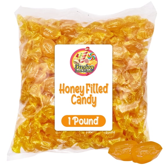 Honey Filled Hard Candy - Individually Wrapped Honey Hard Candy - 1 ...