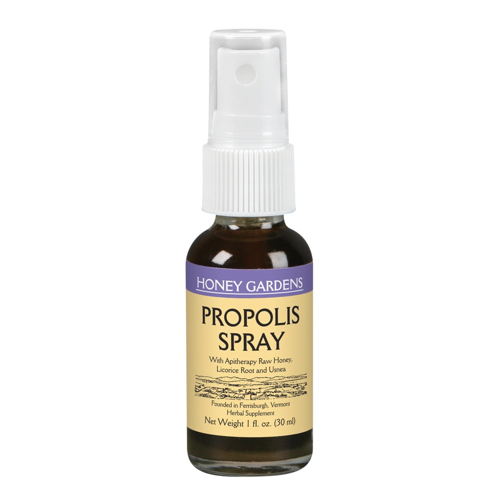 Honey Gardens Bee Propolis Throat Spray | With Apitherapy Raw Honey ...