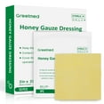 Honey Gauze Dressing 2'' x 2'' Sterile Honey Wound Dressing, Medical ...