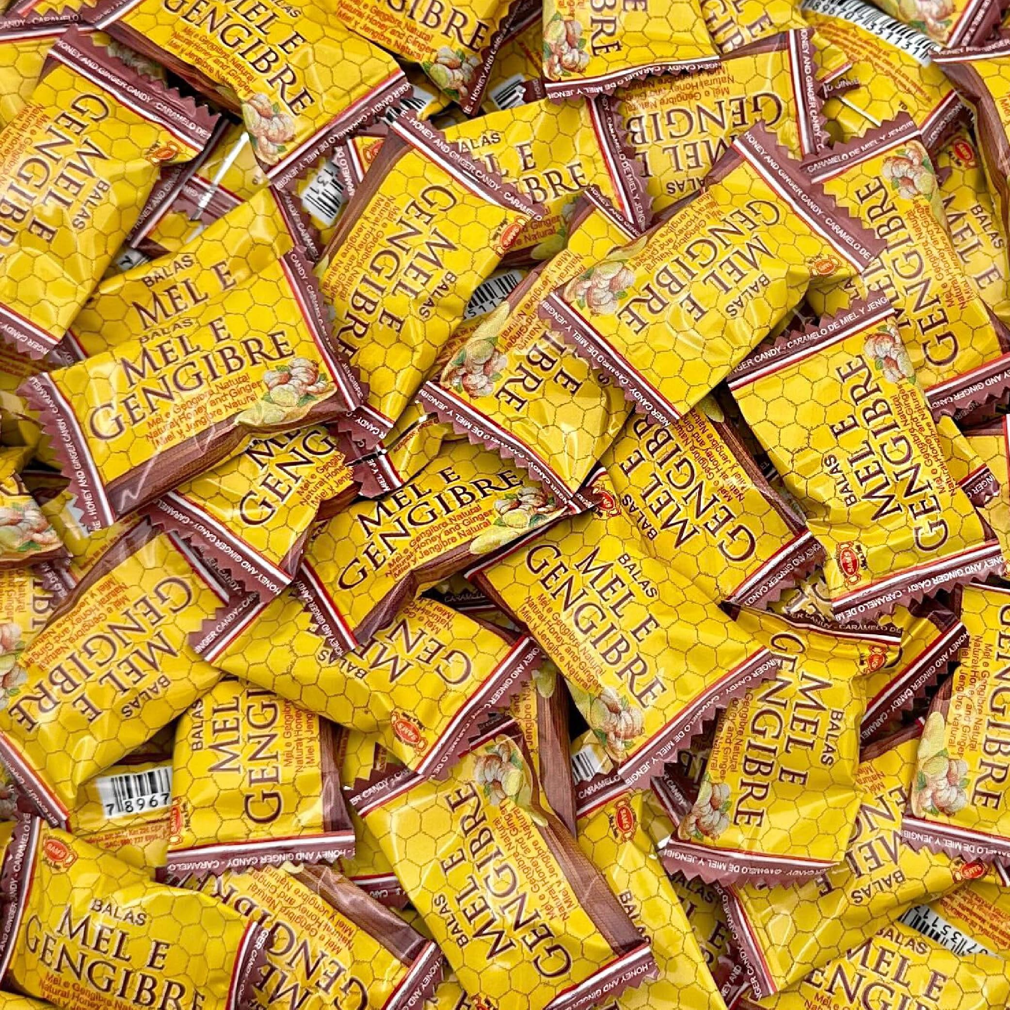 Honey Ginger Hard Candy MFF30 | 2-Pound Bulk Bag | Individually Wrapped ...