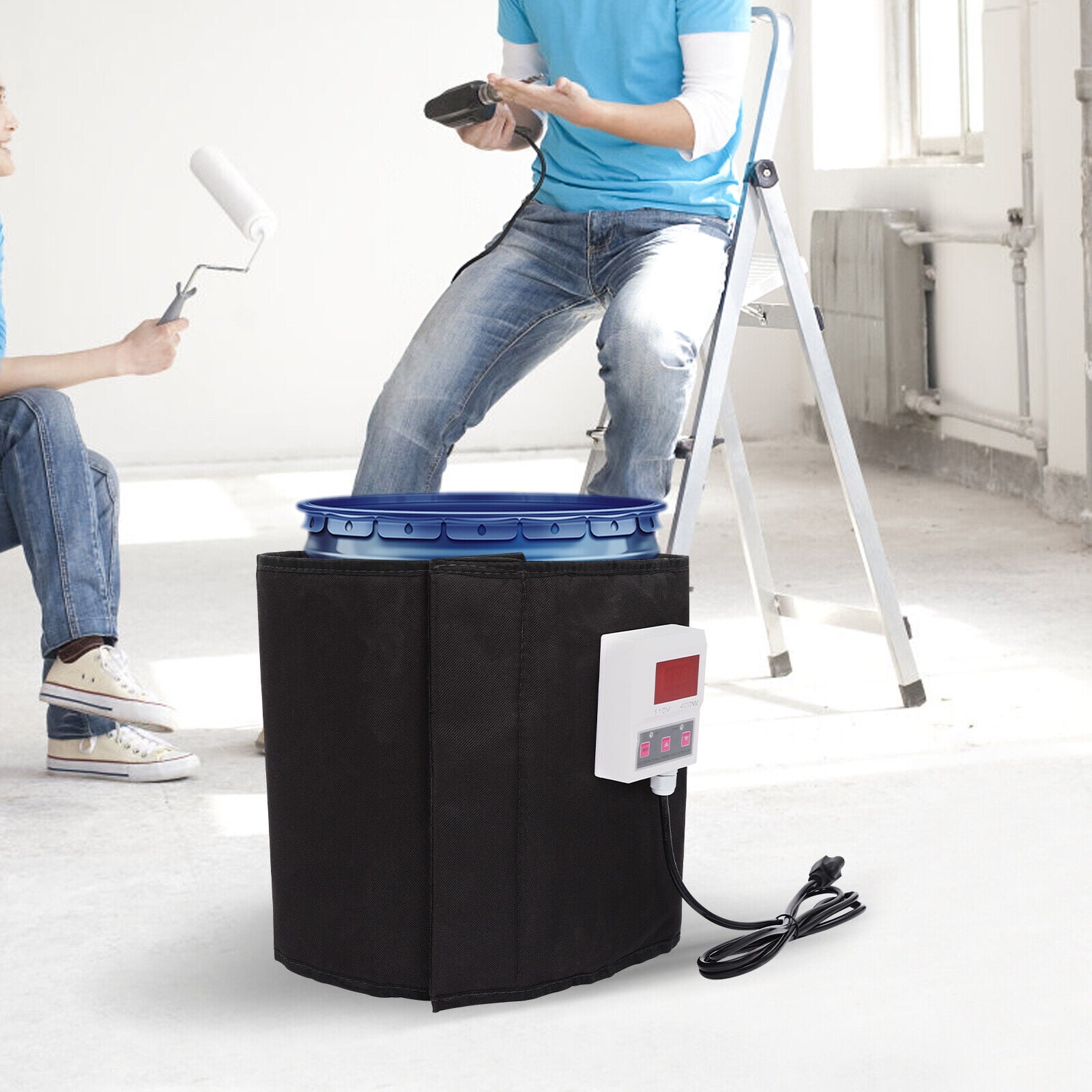 Honey Heating Blanket, 5 Gallon Digital Display Bee Honey Bucket Blanket Pail Heater 110V 400W ...