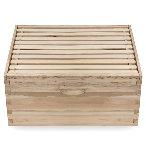 Honey Keeper Langstroth Bee Hive 10 Frame Kit - Beekeeping Equipment ...