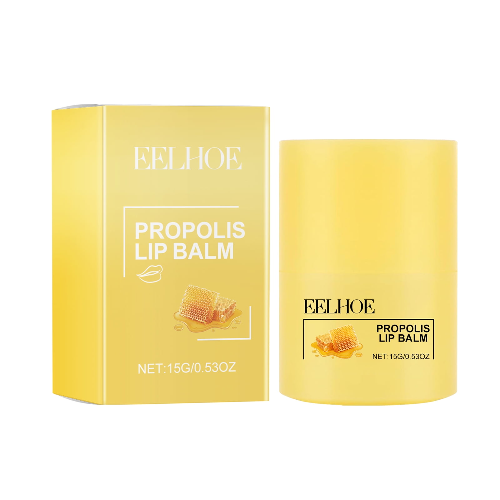 Honey Lip Butter Balm Propolis Hydrating Overnight Lip Balm & Mask Long ...