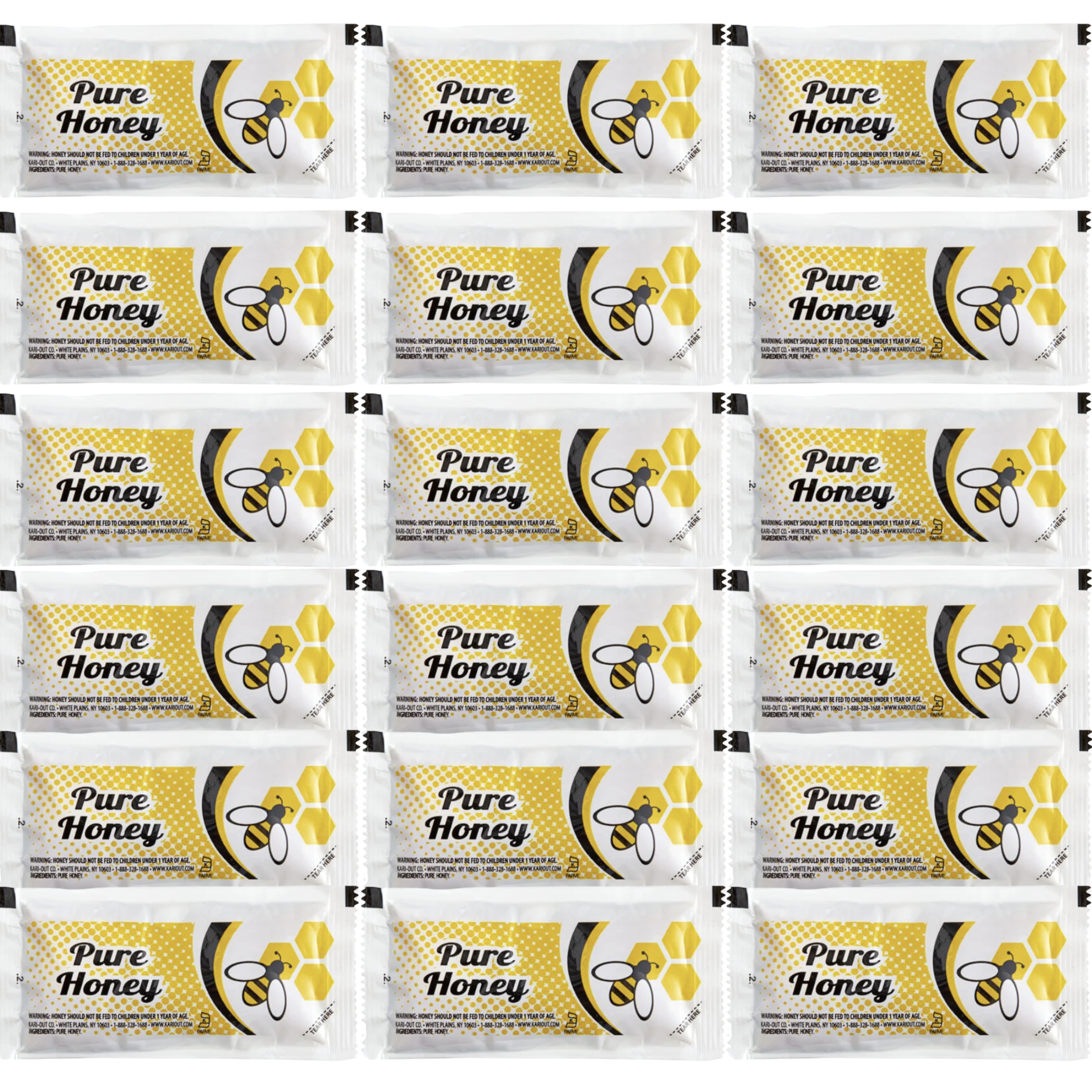 Honey Lover’s Gift Pack – 50 Individual Packets of Pure Honey – Perfect ...