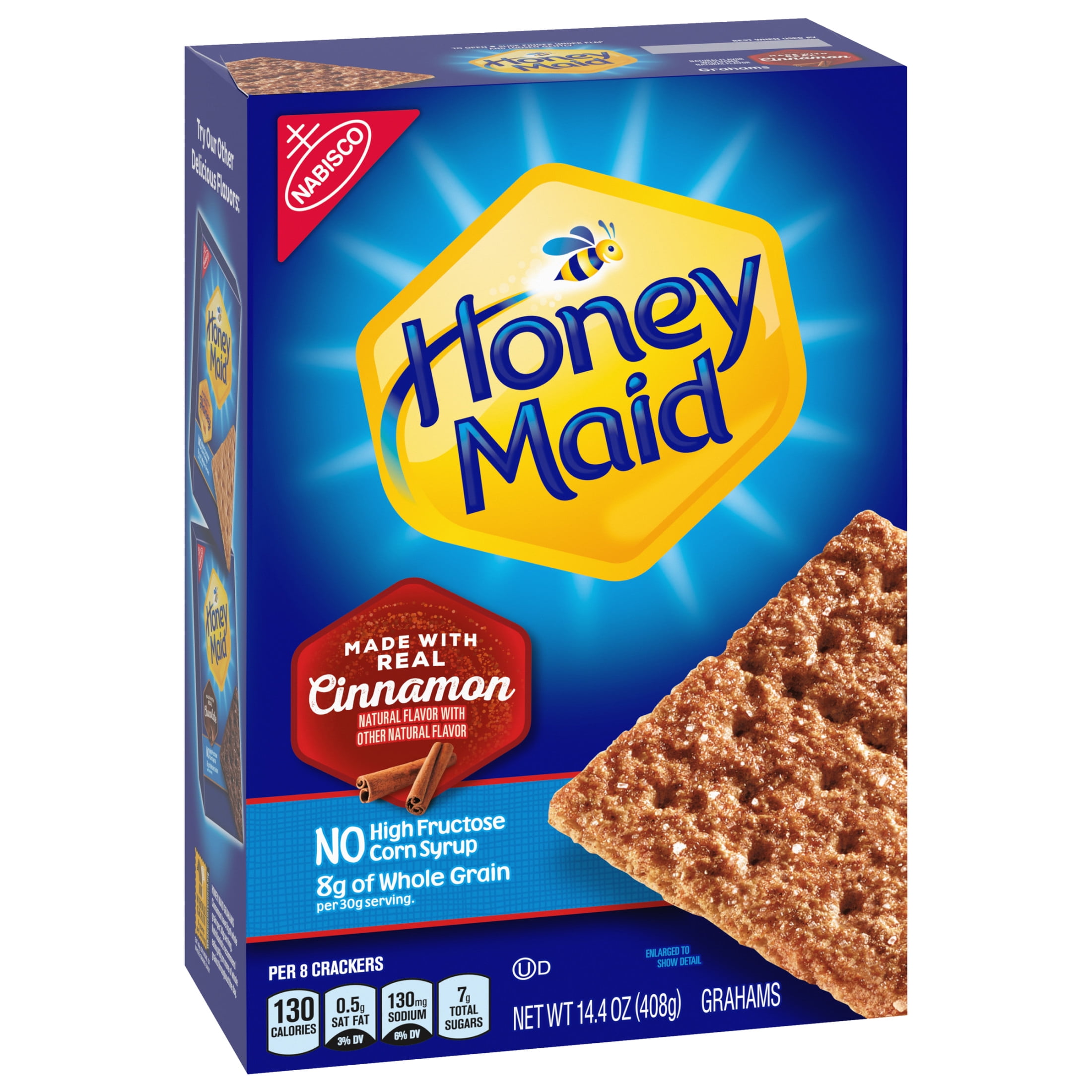 Honey Maid Cinnamon Grahams, 14.4oz (1 Pack) - Lunch Snacks - Walmart.com