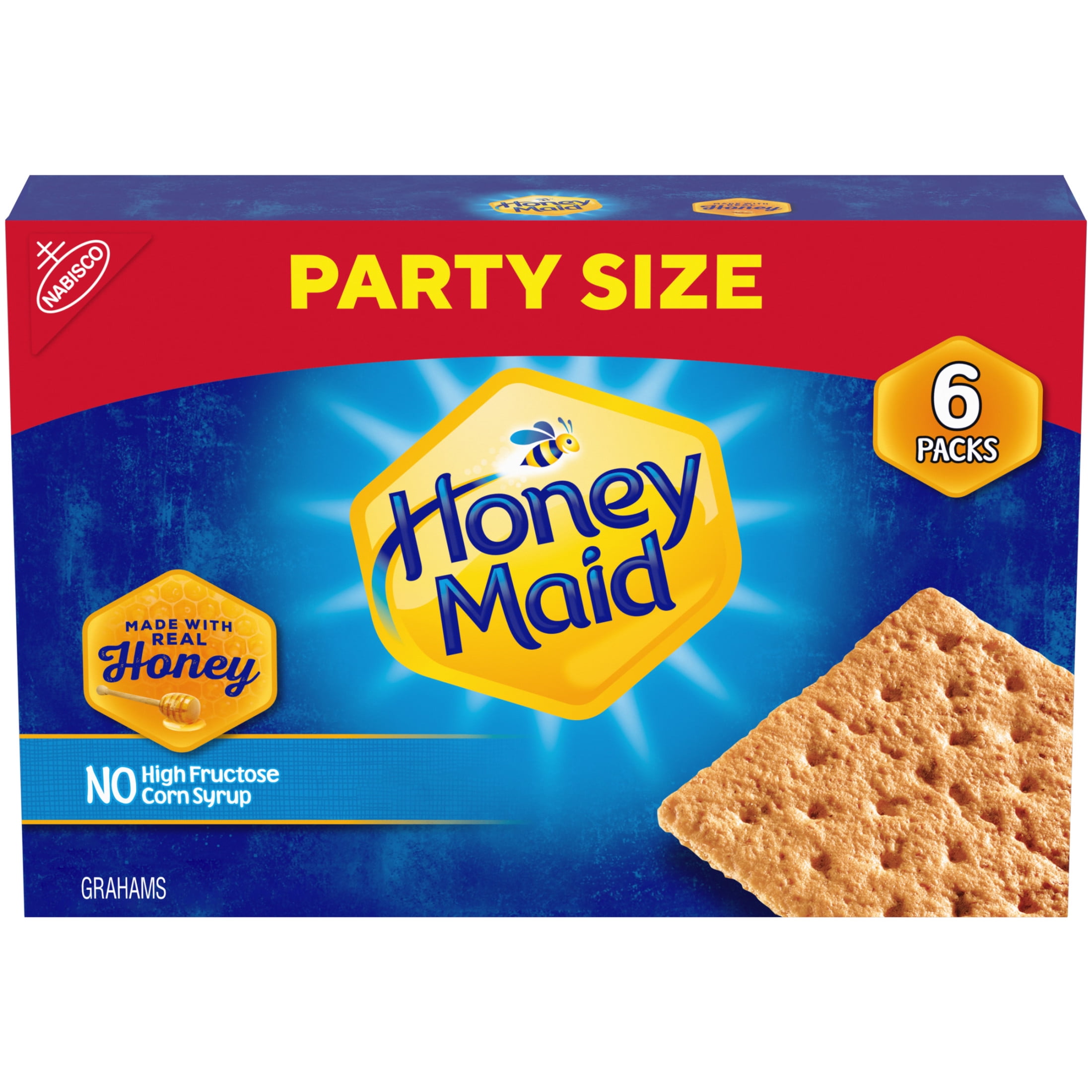 Honey Maid Graham Crackers, Perfect for S'mores, Party Size, 28.8 oz ...