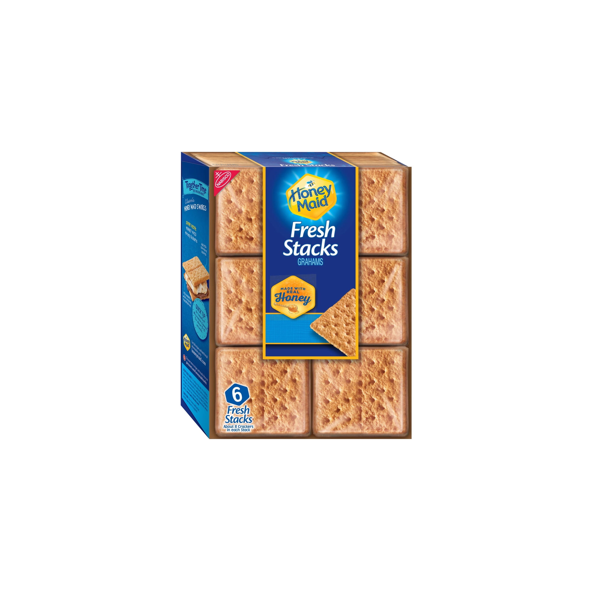 Honey Maid Honey Graham Crackers Fresh Stacks, 12.2 oz (Pack of 8) - Walmart.com