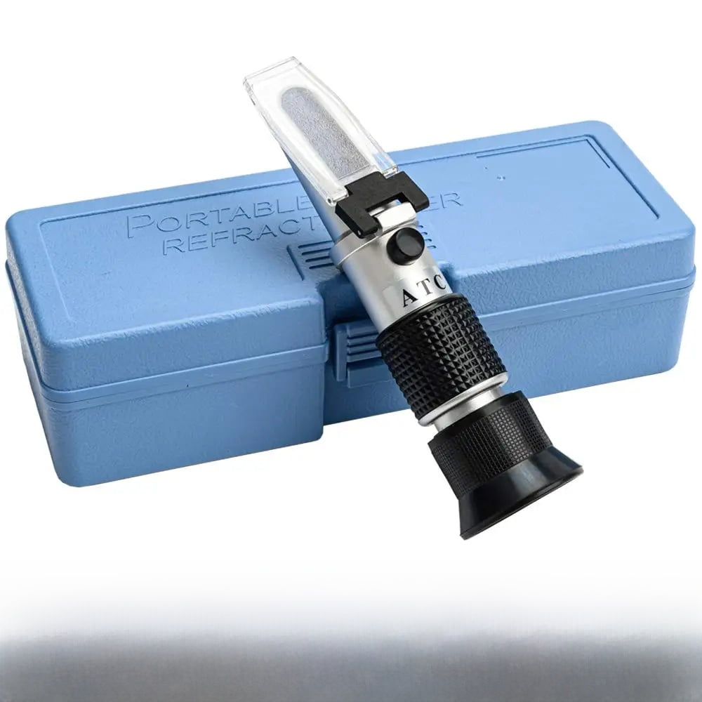 Honey Moisture Tester, 3-in-1 Refractometer for Brix and Baume ...