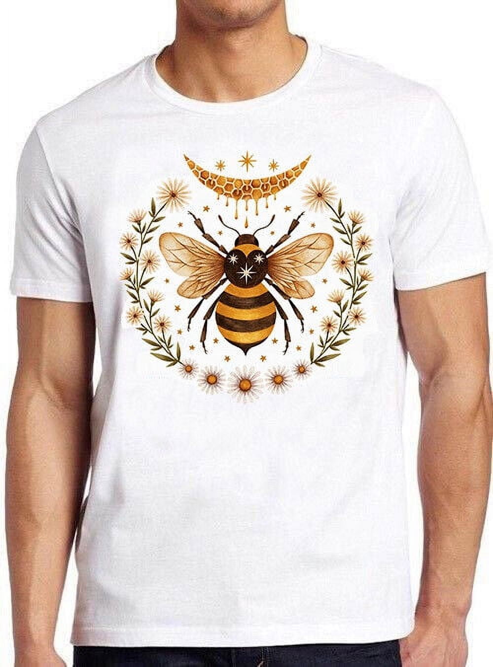 Honey Moon Bee Saying Meme Funny Vintage Style Cult Music Gift Tee T Shirt - Walmart.com