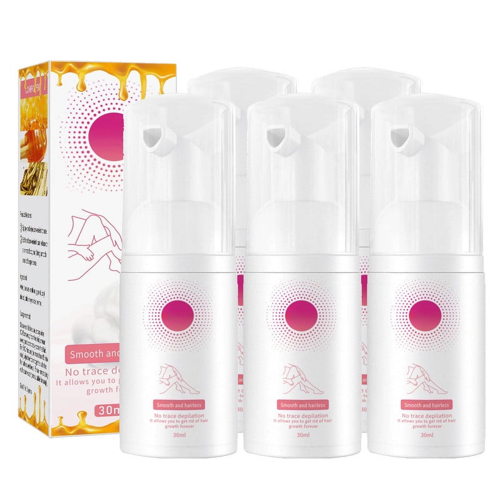 Honey Mousse Hair Removal Spray, Full Body Hair Removal ,Foam Gentle ...