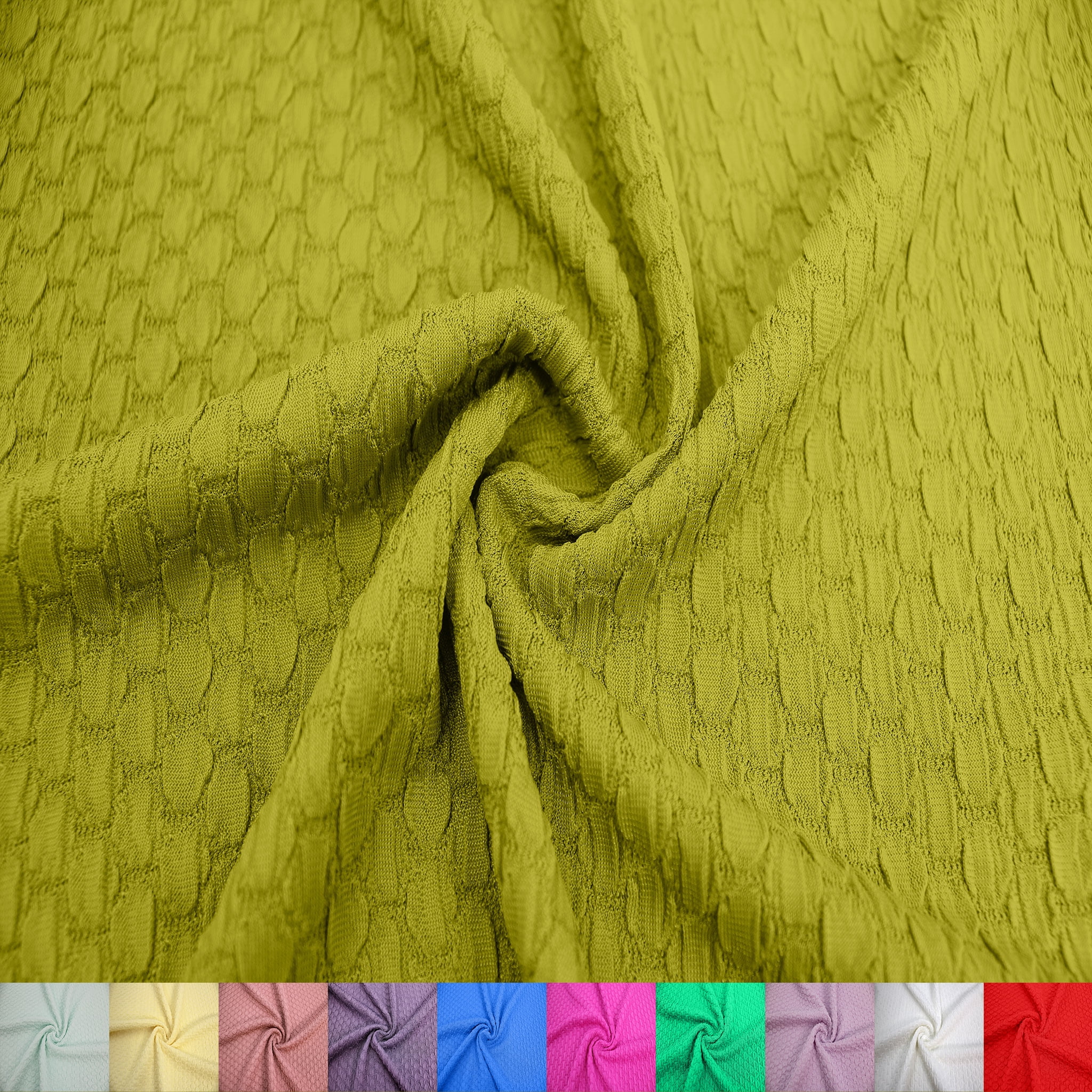 Honey Mustard Bubble Textured Fabric, DIY Projects by the Yard ...