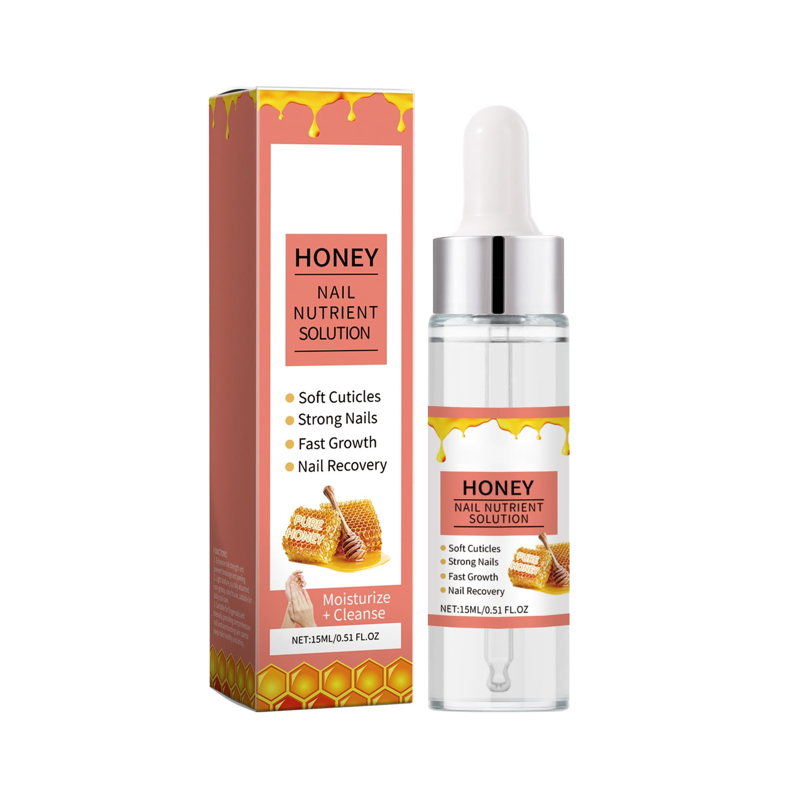 Honey Nail Nutrient Solution Nail Care Nail Care Oil Nail Strengthening ...