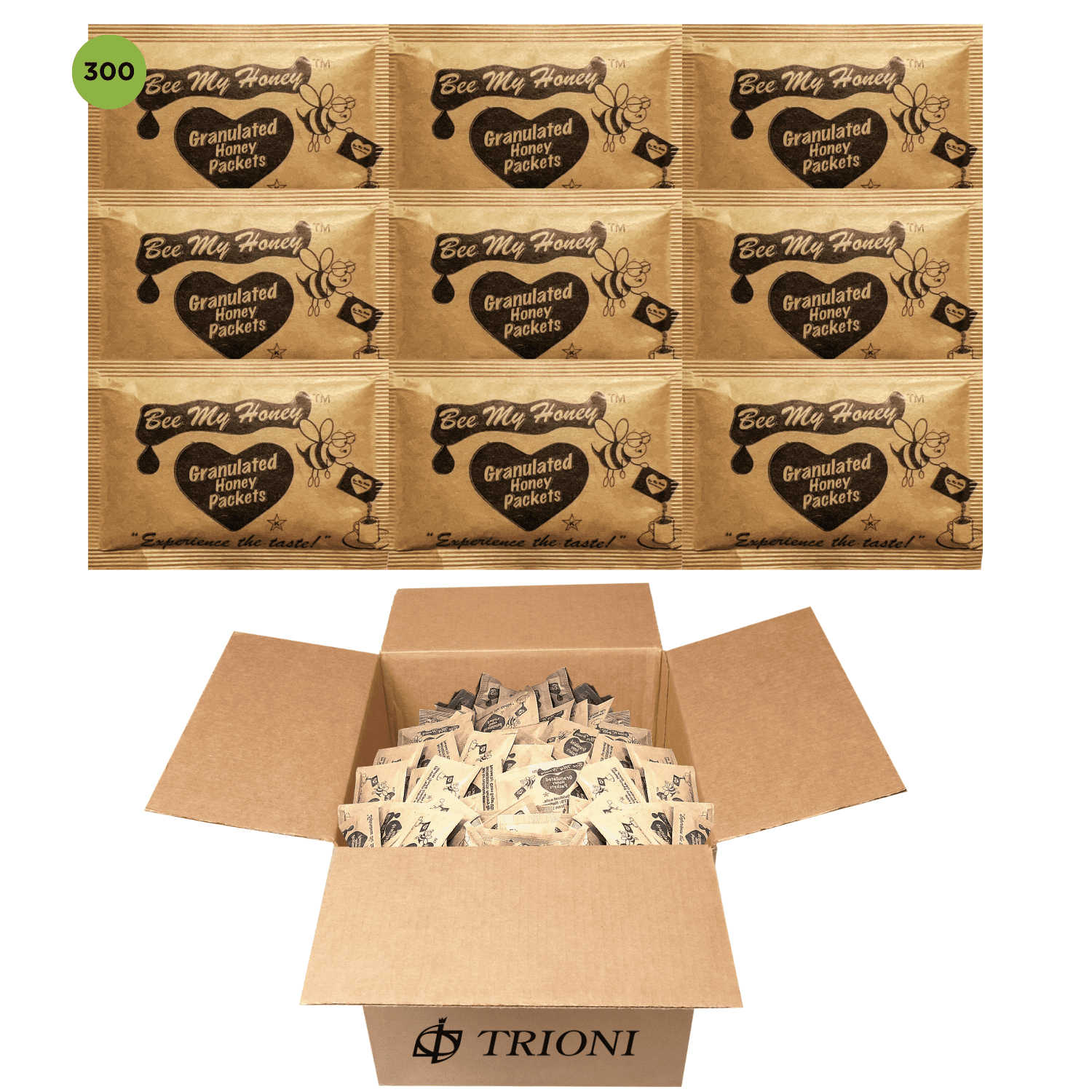 Honey Packets Single Serve - 300 count of Individual Honey Packets for ...