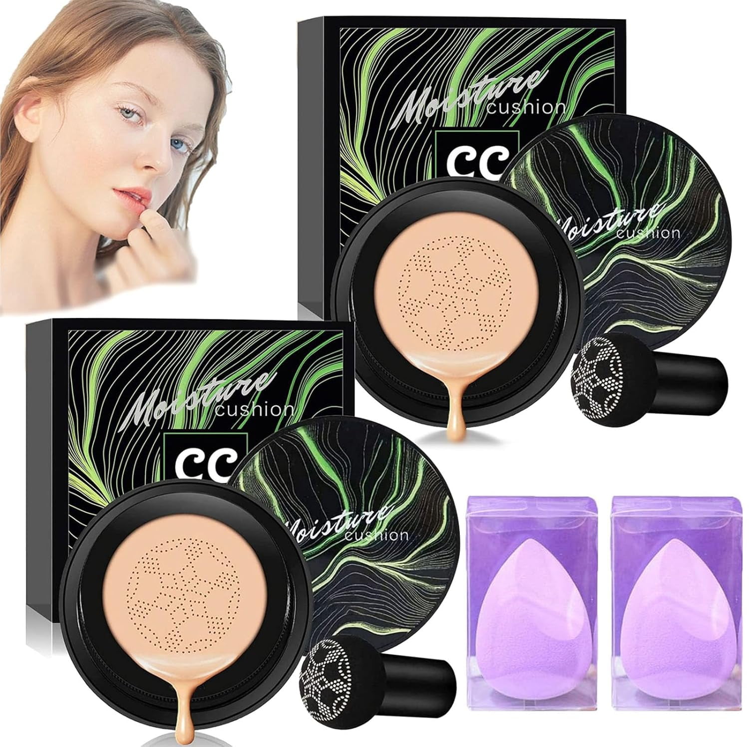 Honey and Pine Makeup, Honey and Pine Air Cushion CC Cream, Honey and Pine Foundation, My Honey ...