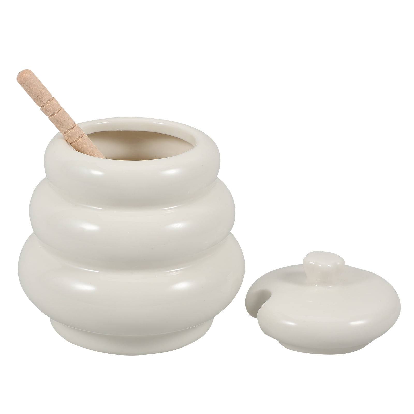 Honey Pot Honey Jar Honey Container Adorable Ceramic Honey Dispenser ...