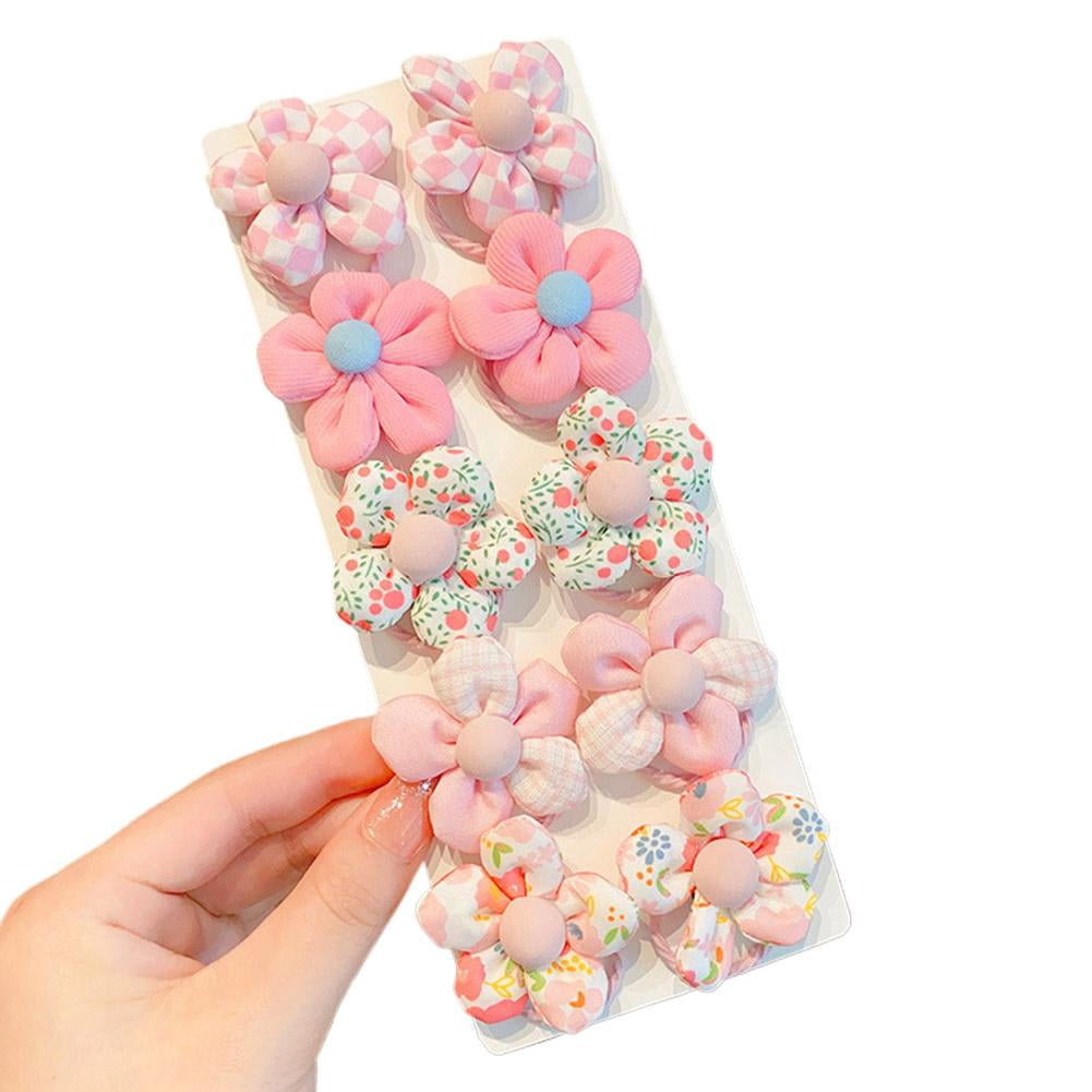 Honey Powder Flower (A)$Children'S Rubber Band For Girls To Tie Their ...