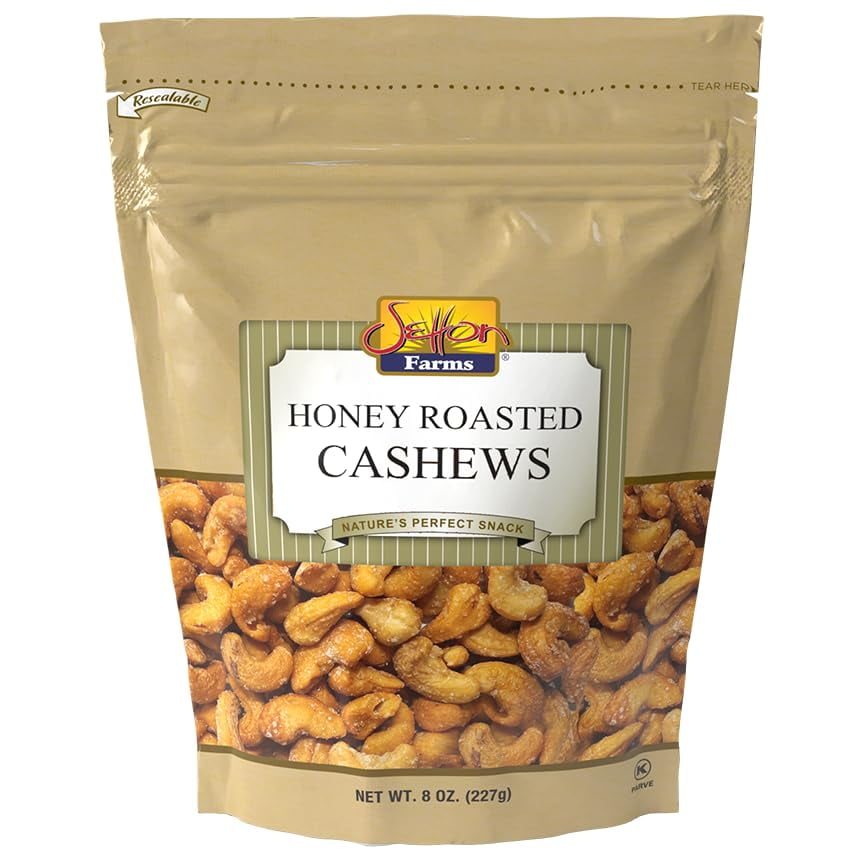 Honey Roasted Cashews 8 YYF14 Oz. Bag, Kosher - Walmart.com