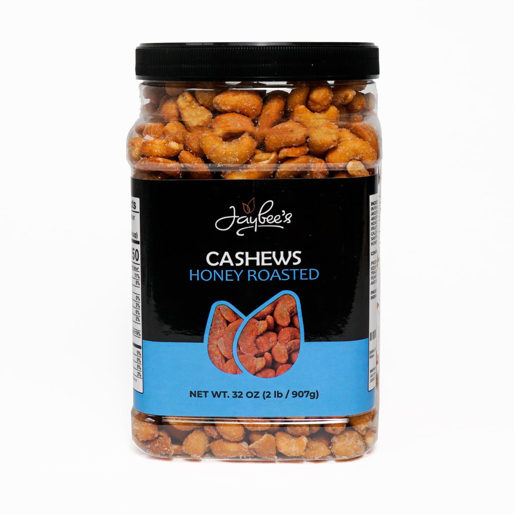 Honey Roasted Cashews - AKF18 32 oz Reusable Container | Nuts Coated ...