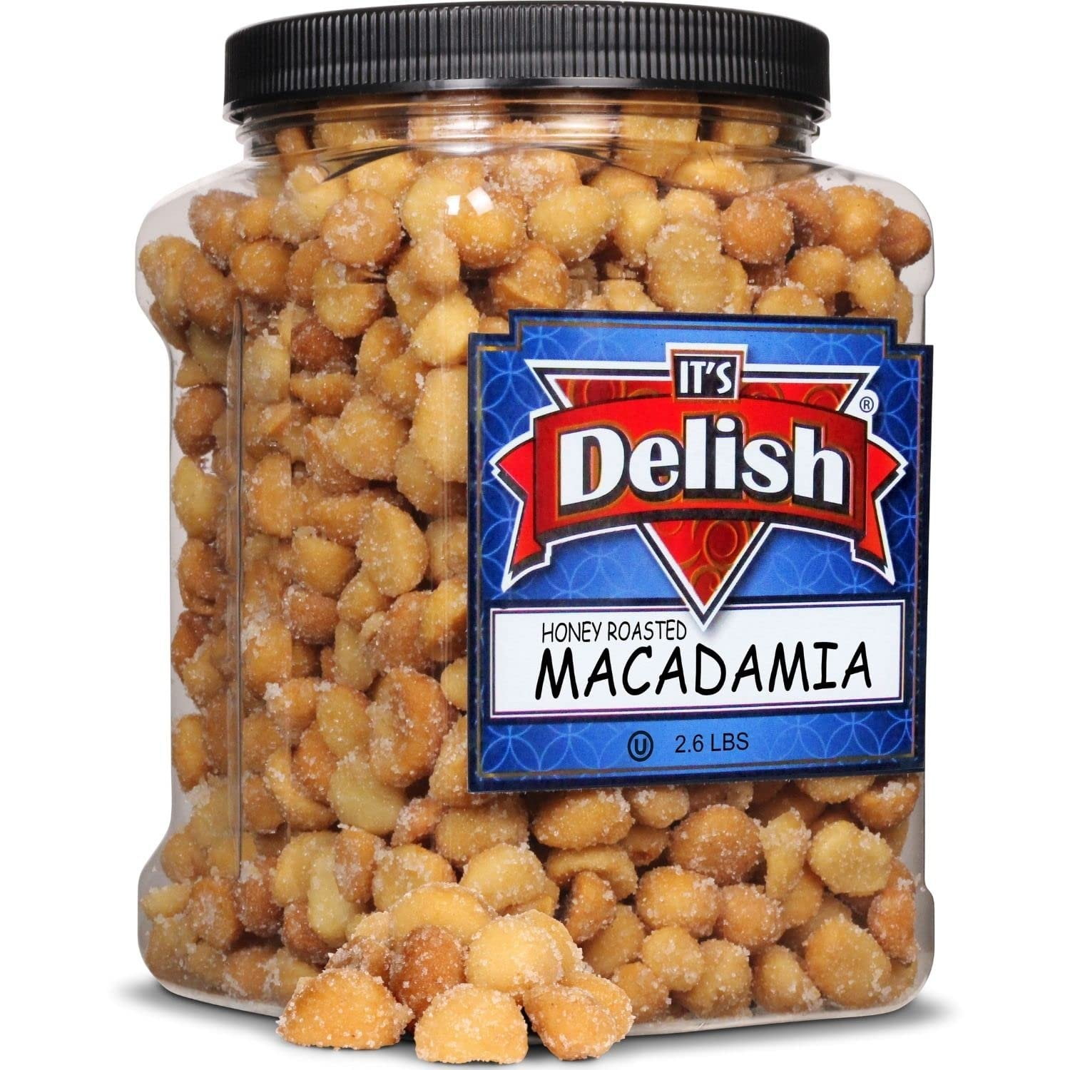 It's Delish, Honey Roasted Macadamia Nuts, 2.6 LBS, Gourmet Snack ...