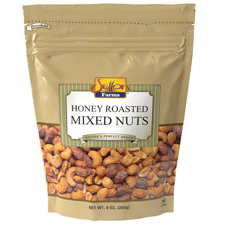 Honey Roasted Mixed Nuts IRF13 9 Oz. Bag, Kosher - Walmart.com
