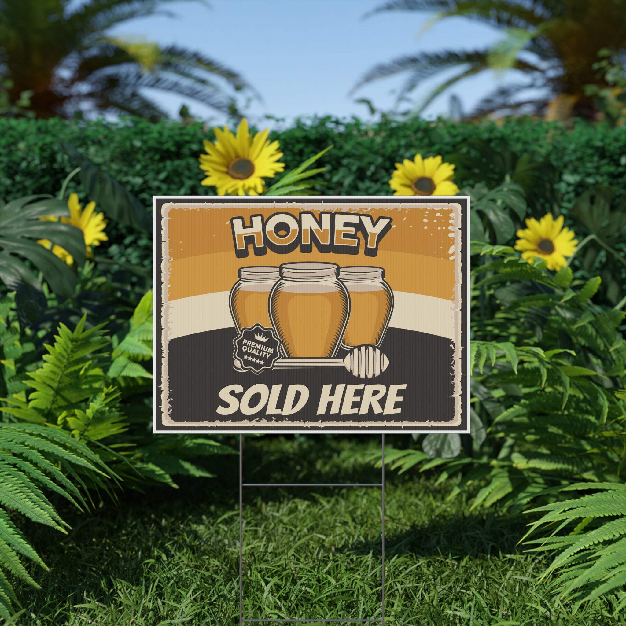 Honey Sold Here Sign, Yard Sign, 18x12, 24x18, 36x24, Double Sided, H ...