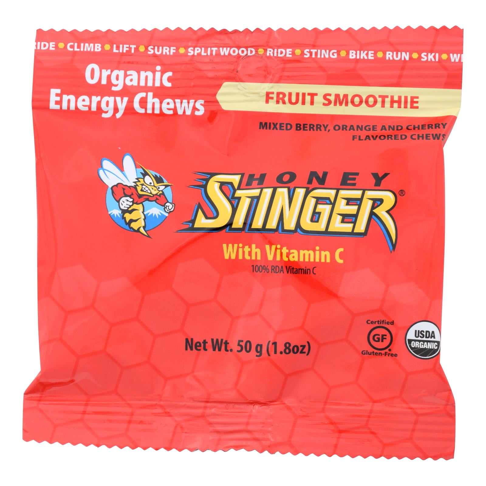 Honey Stinger Energy Chews, 12 Pack, Fruit Smoothie (3rd) - Walmart.com