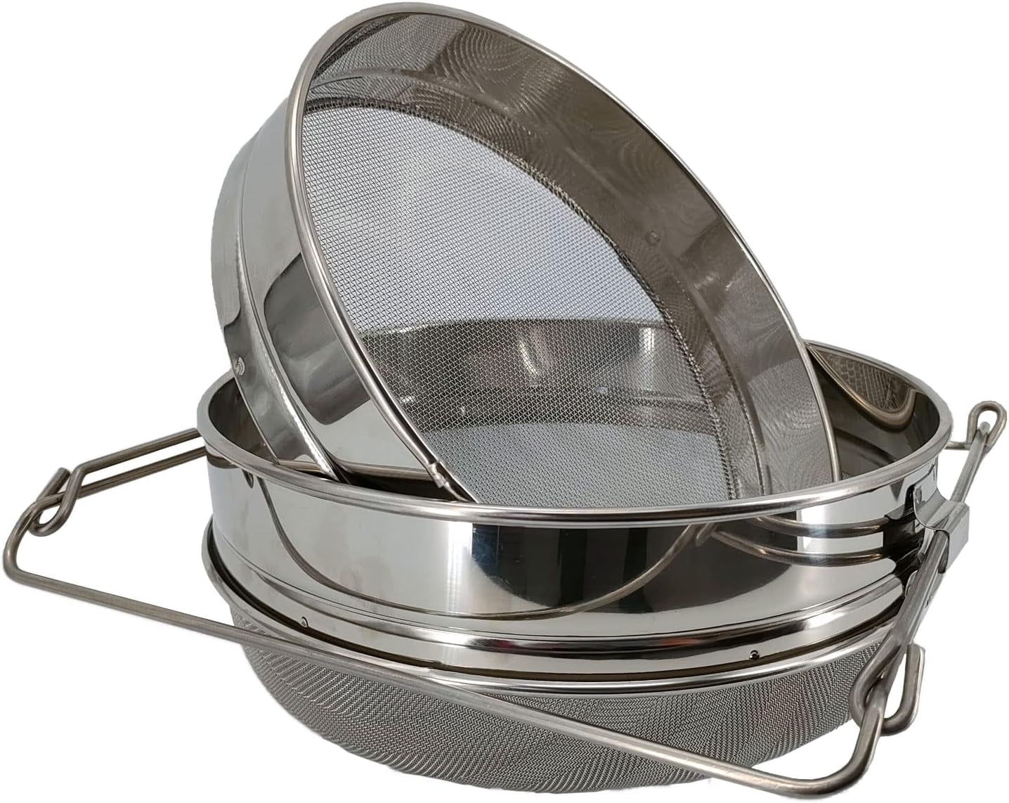 Honey Strainer for 5 Gallon Bucket Stainless Steel Double Sieve Honey ...
