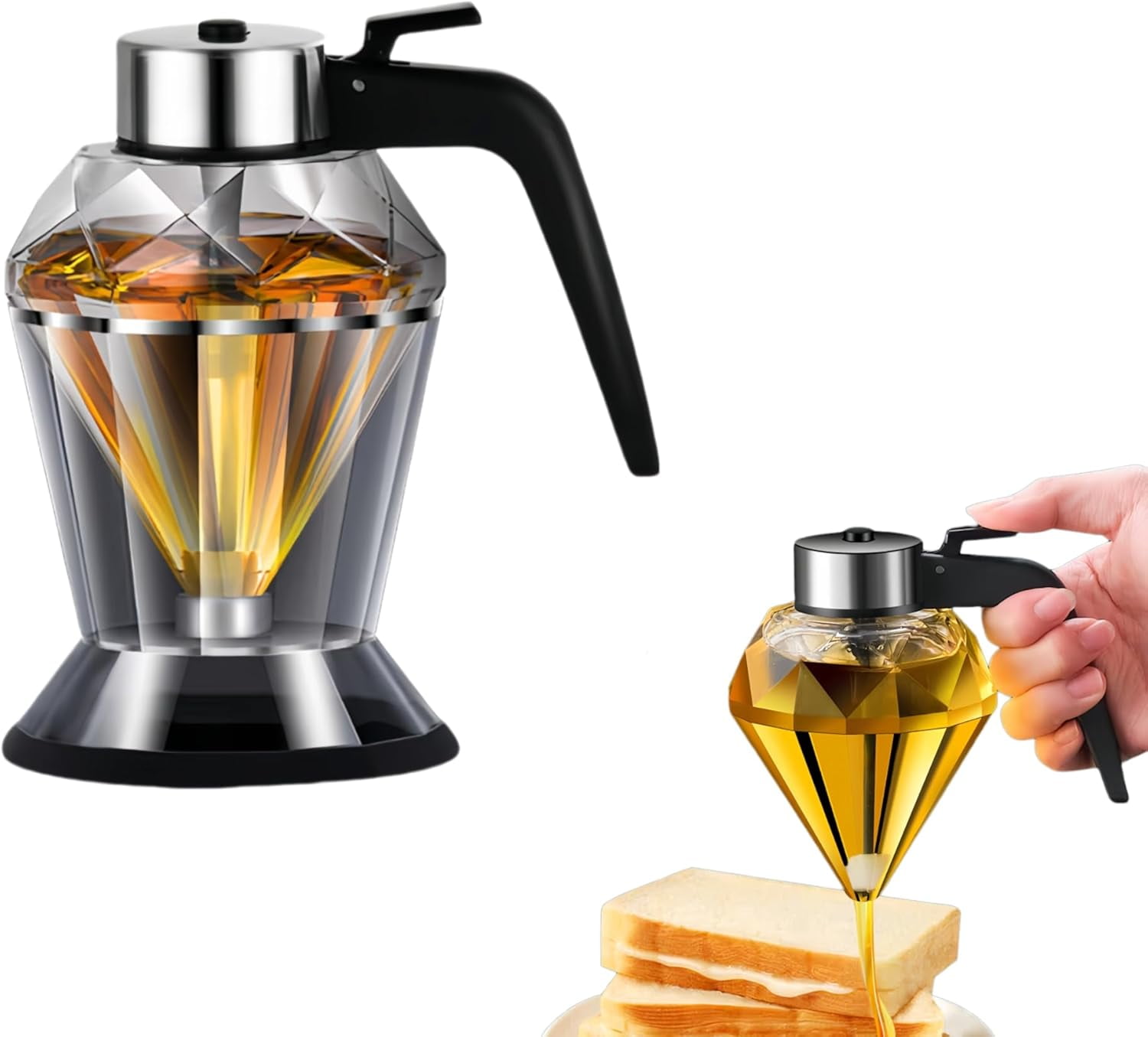 Honey Syrup Dispenser Glass Jar: Honey Dispenser, Honey Dispenser No ...