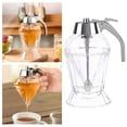 Honey/Syrup Dispenser - No Design, Elegant Diamond Shape with STAINLESS ...