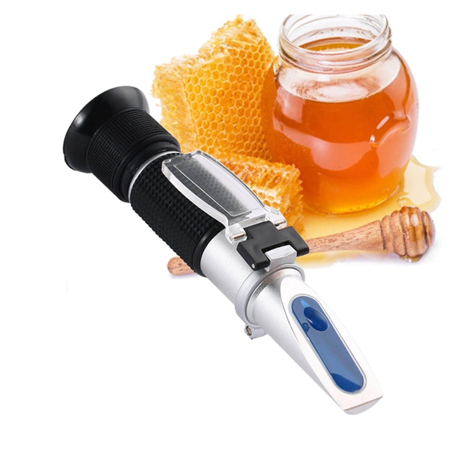 Honey Tester Refractometer 58~90% 38~43 Baume Concentration Sugar Meter ...