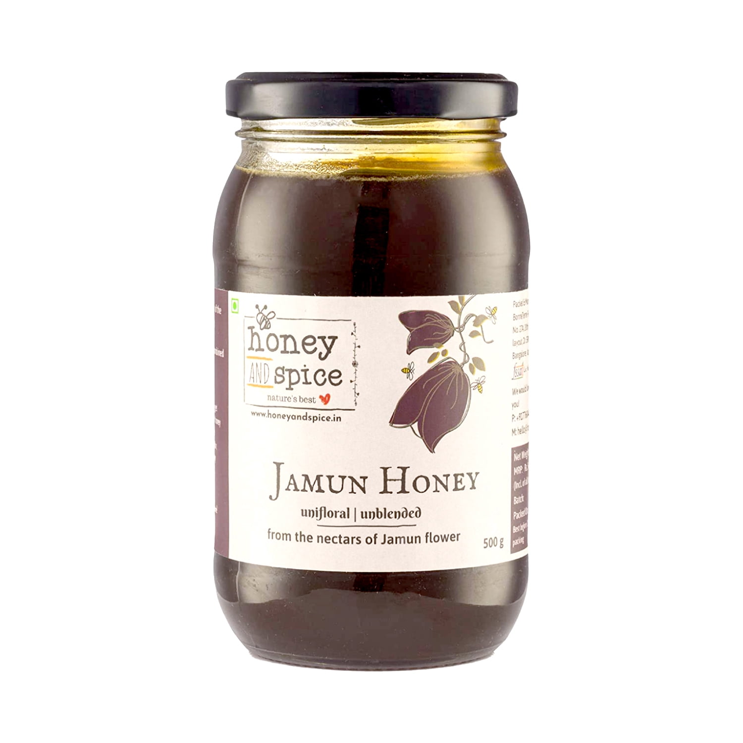 Honey and Spice Jamun Honey Single Origin Unblended from nectars of ...