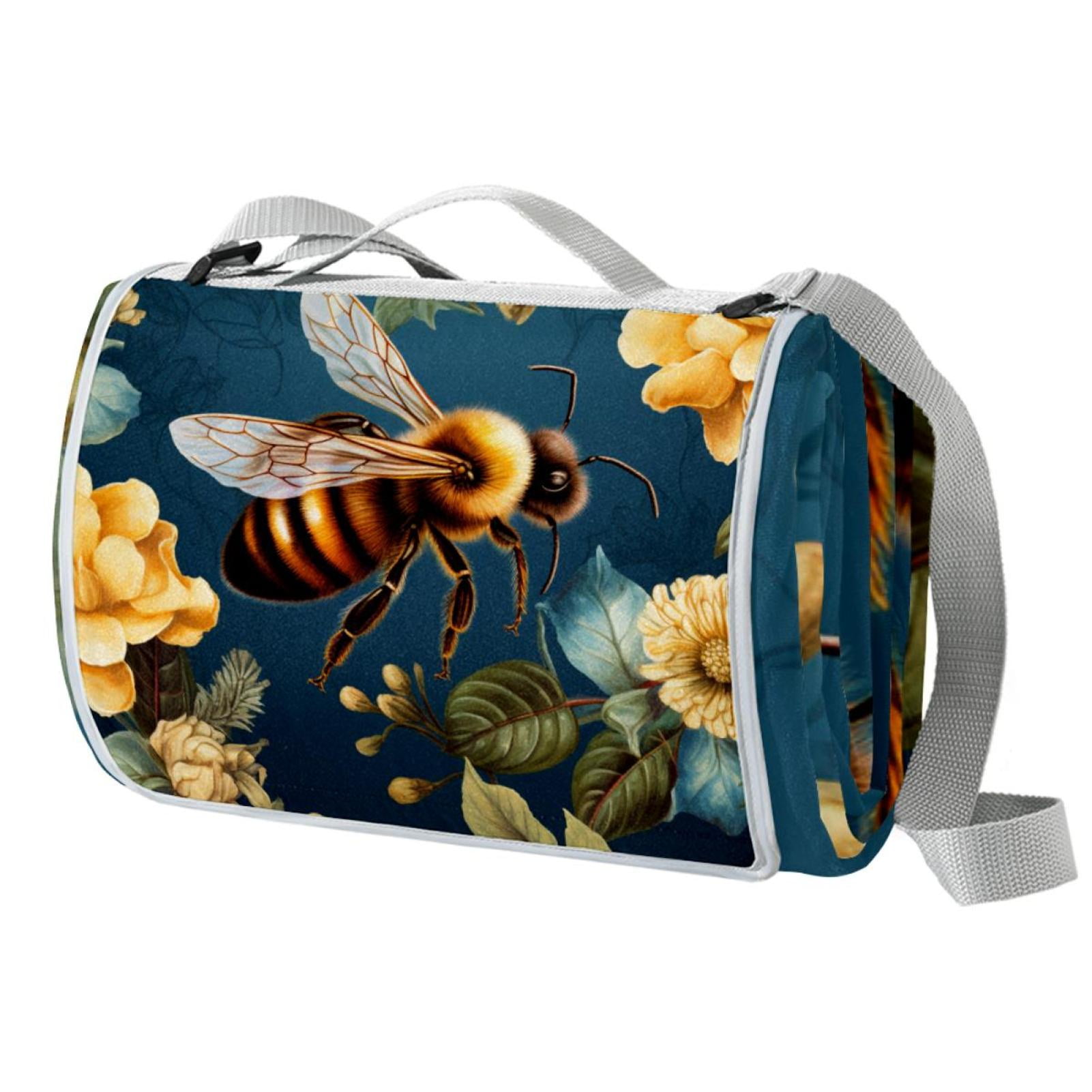 Honeybee Canvas Picnic Mat Waterproof and Portable for Outdoor ...