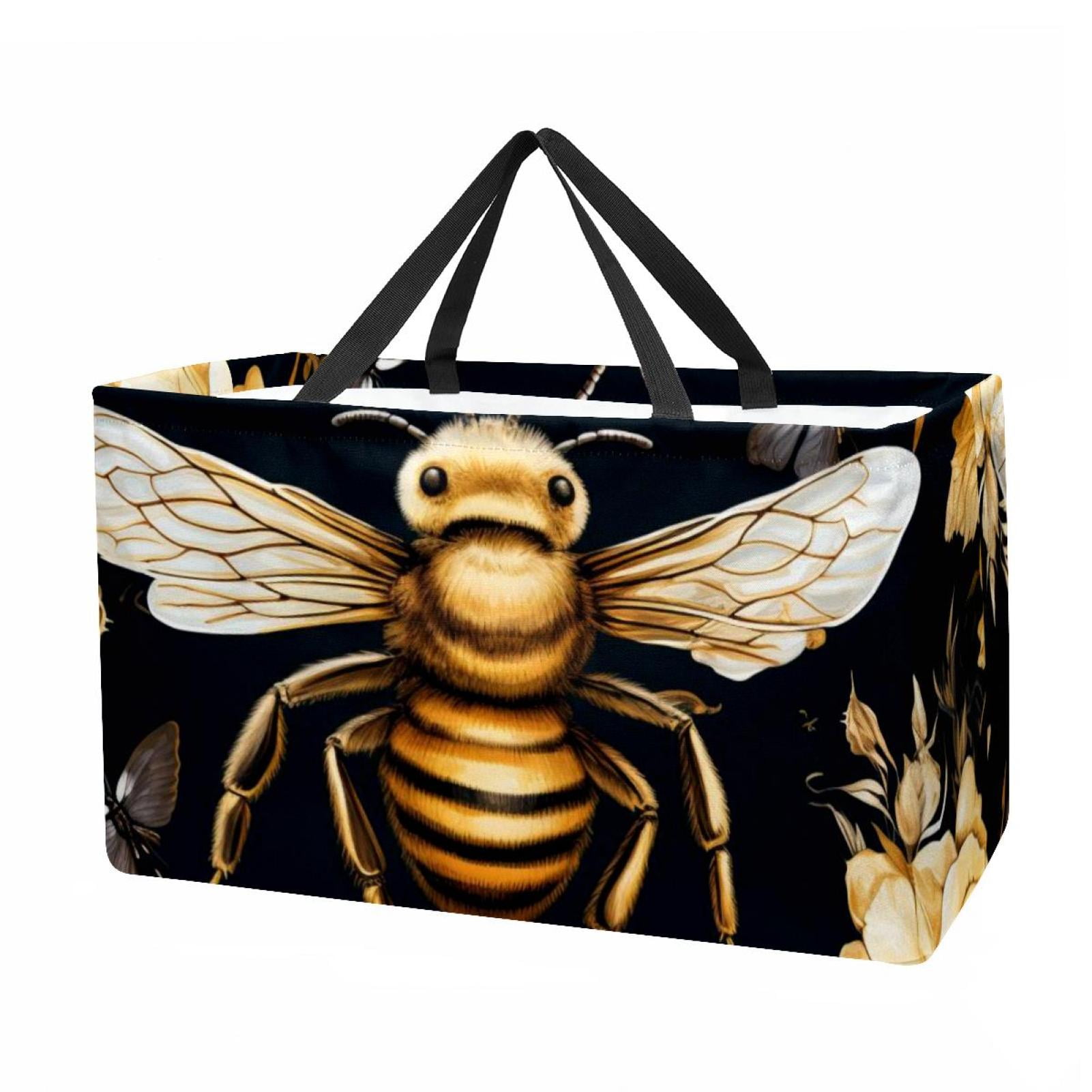 Honeybee Collapsible Oxford Cloth Storage Bin: Reusable, Foldable, and ...