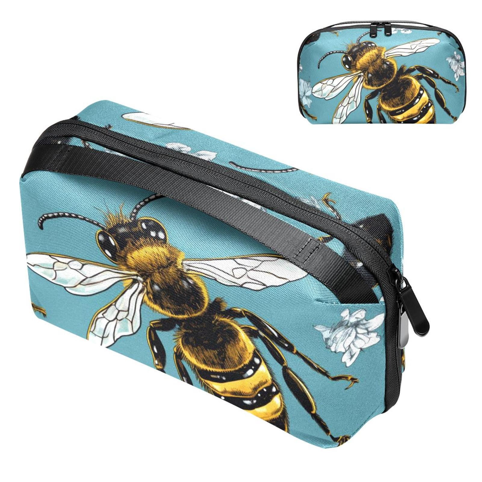 Honeybee Digital Bag Organizer Travel Case with Oxford Fabric Waterproof Material - 5.9x9.44x3 ...