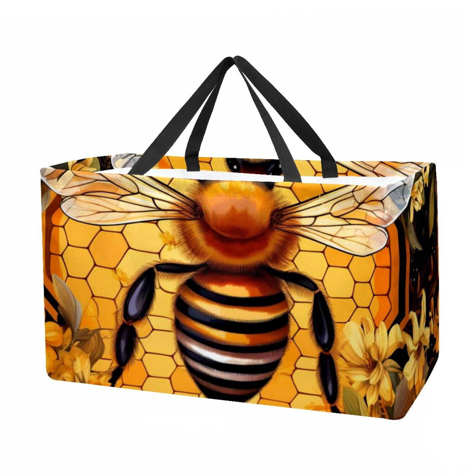 Honeybee Large Capacity Reusable Foldable Oxford Cloth Storage Bin ...