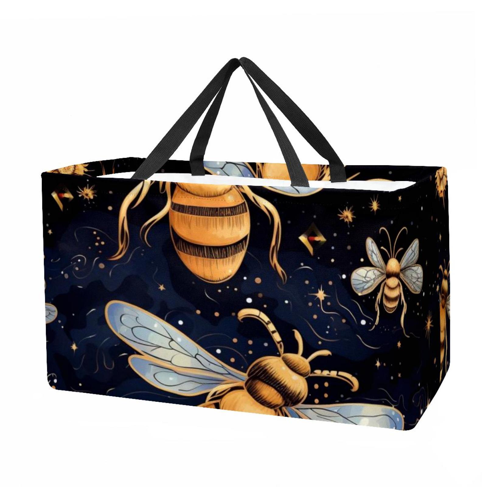 Honeybee Large Capacity Reusable Foldable Oxford Cloth Storage Bins ...