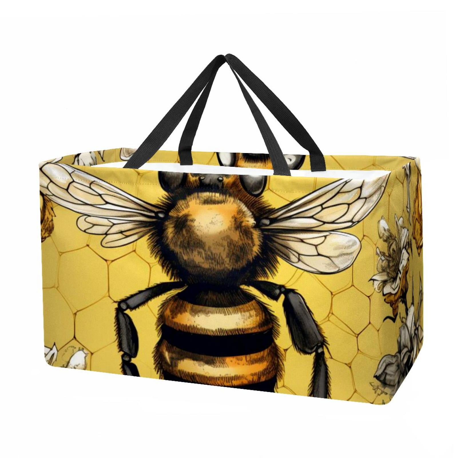 Honeybee Large Capacity Reusable Foldable Oxford Cloth Storage Bins ...