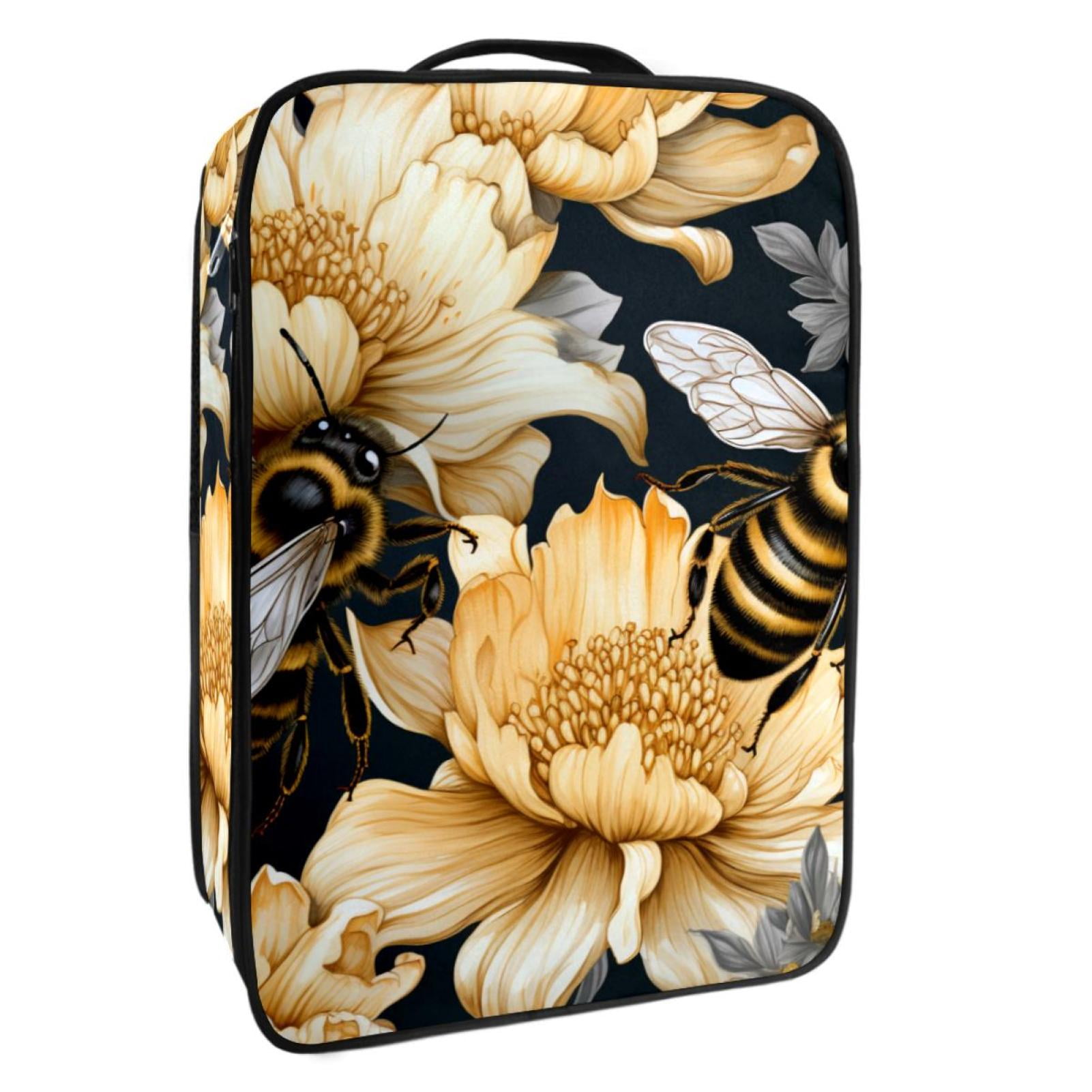 Honeybee Polyester Shoe Storage Boxes Organizer - 23x31cm/9x12in Size ...