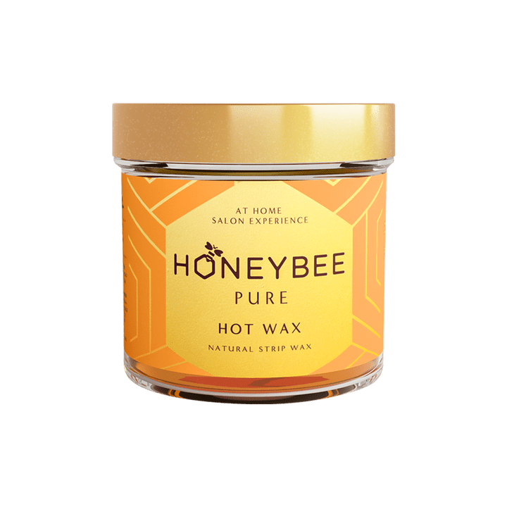 Honeybee Pure Hot Natural Strip Wax – Microwavable, Fragrance-free ...