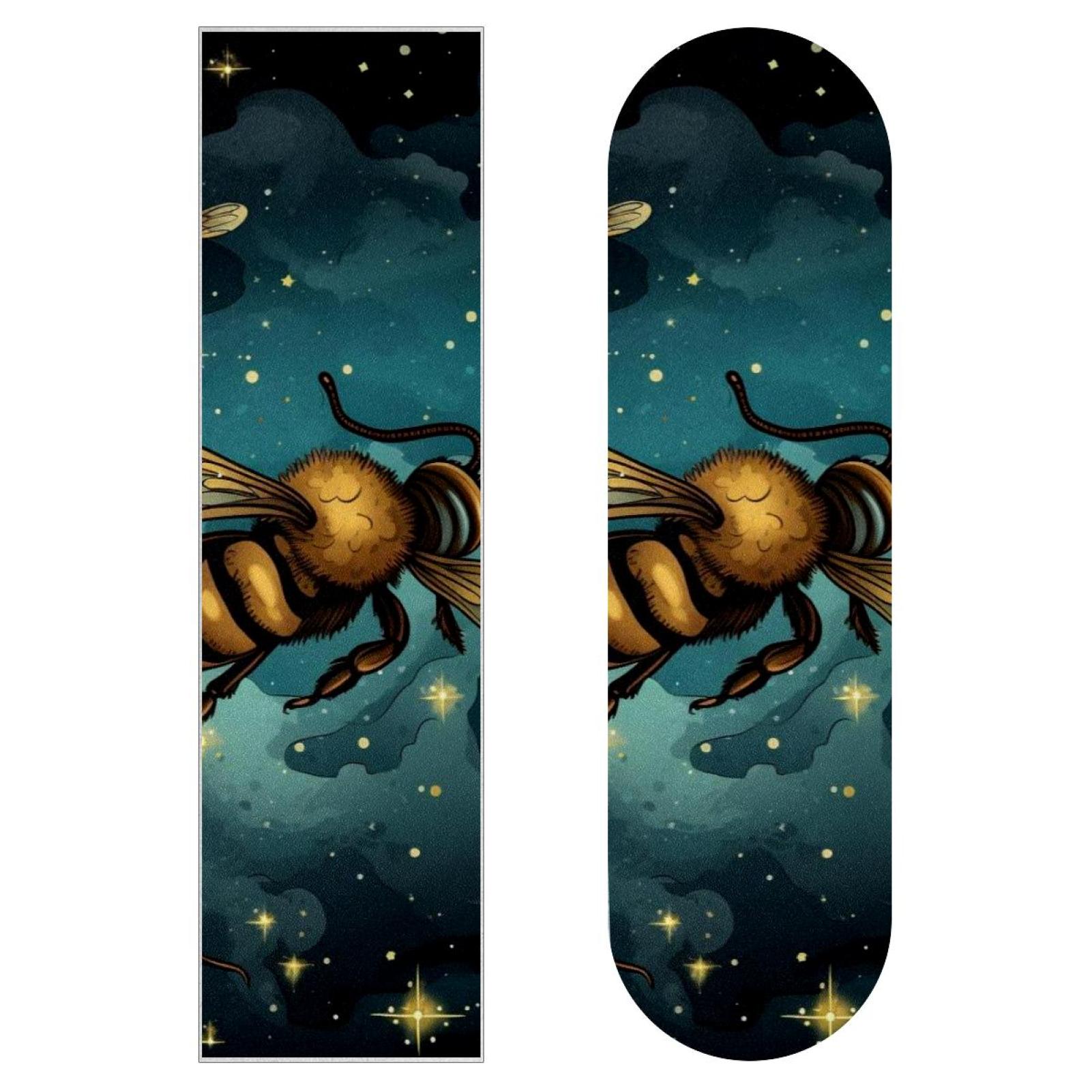 Honeybee Skateboard Stickers (Pack of Two) - Emery Surface, PVC Backing ...
