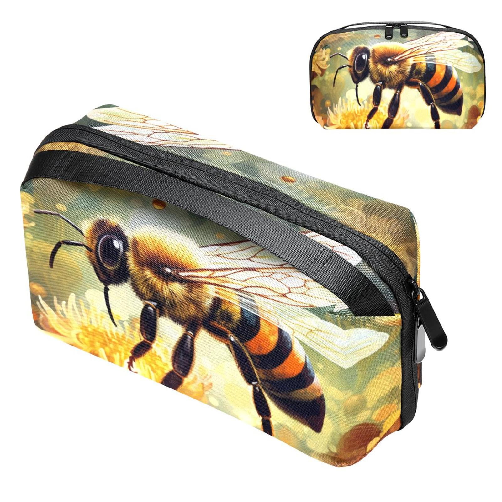 Honeybee Waterproof Oxford Cloth Charger Pouch USB Organizer Power Cord ...