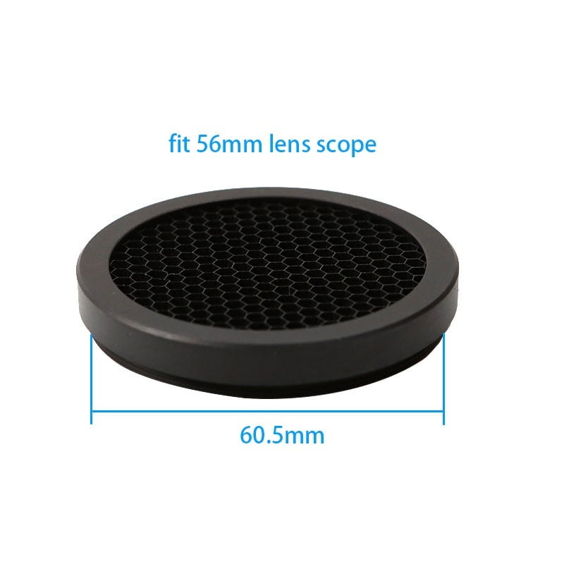 Honeycomb Anti-Reflection Cover Round Protective Shield for Optic ...
