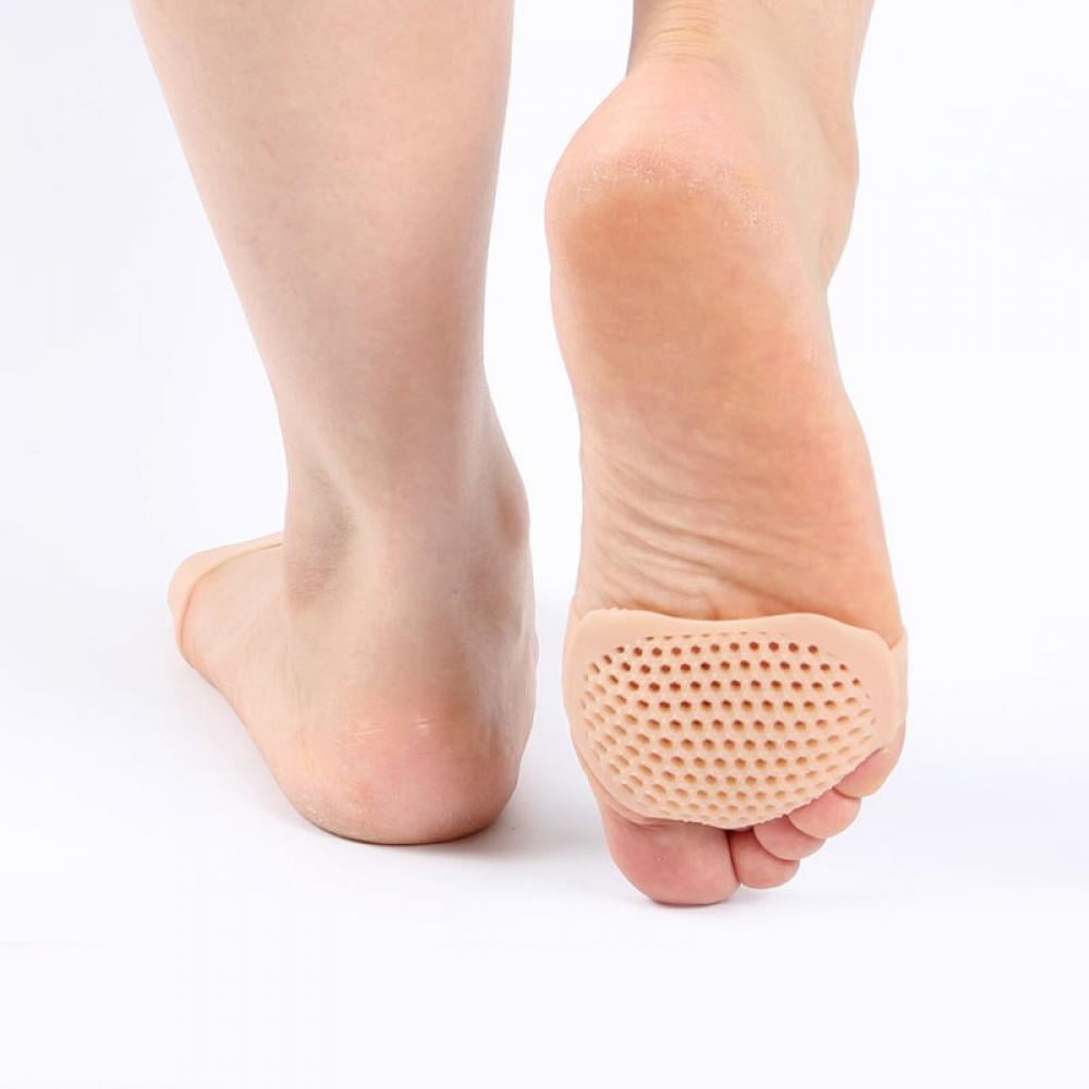 Honeycomb Anti-slip Silicone Forefoot Pads Metatarsal Cushions Ball of ...