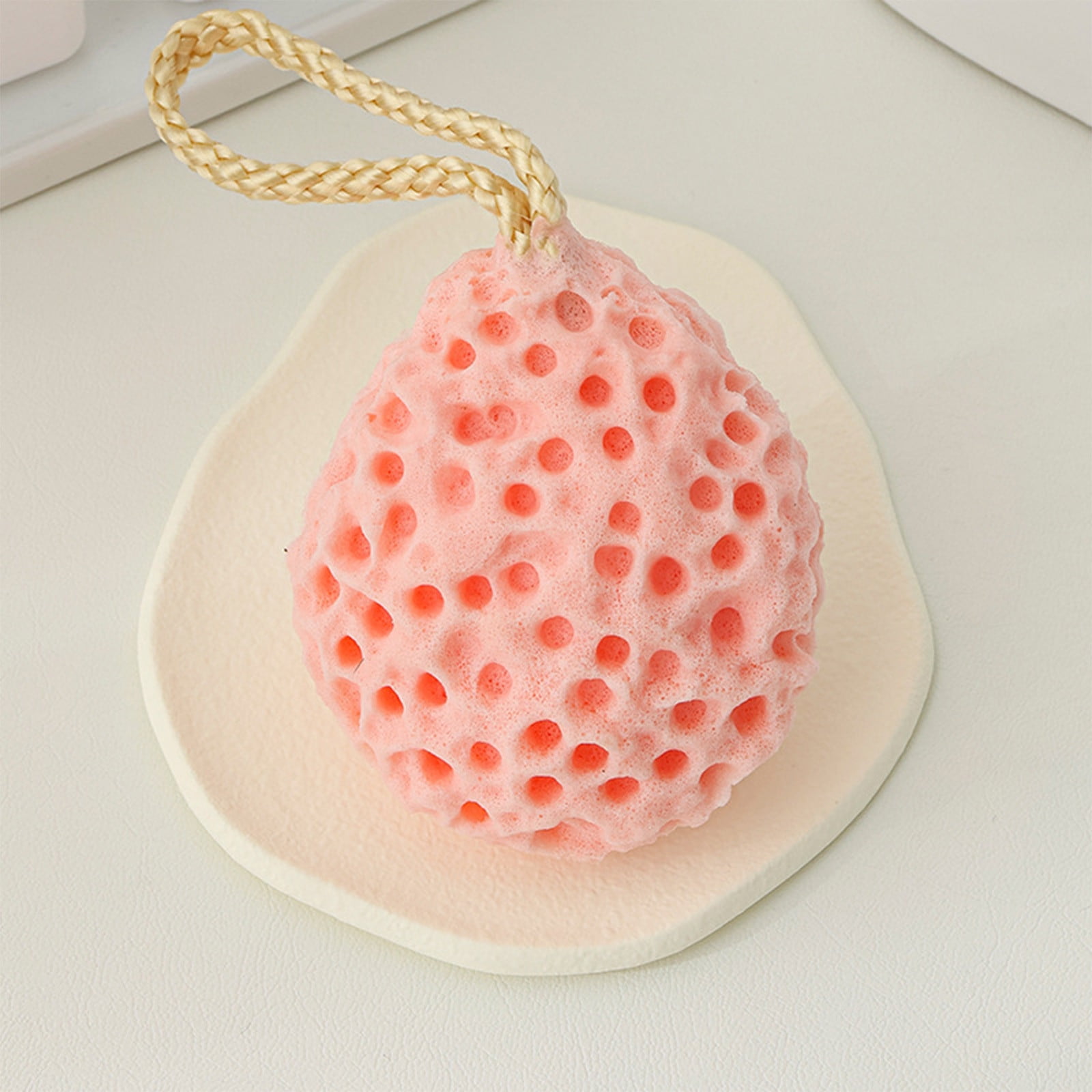 Honeycomb Bath Sponge | Non-Scattering Super Soft Polyester Shower Mesh ...