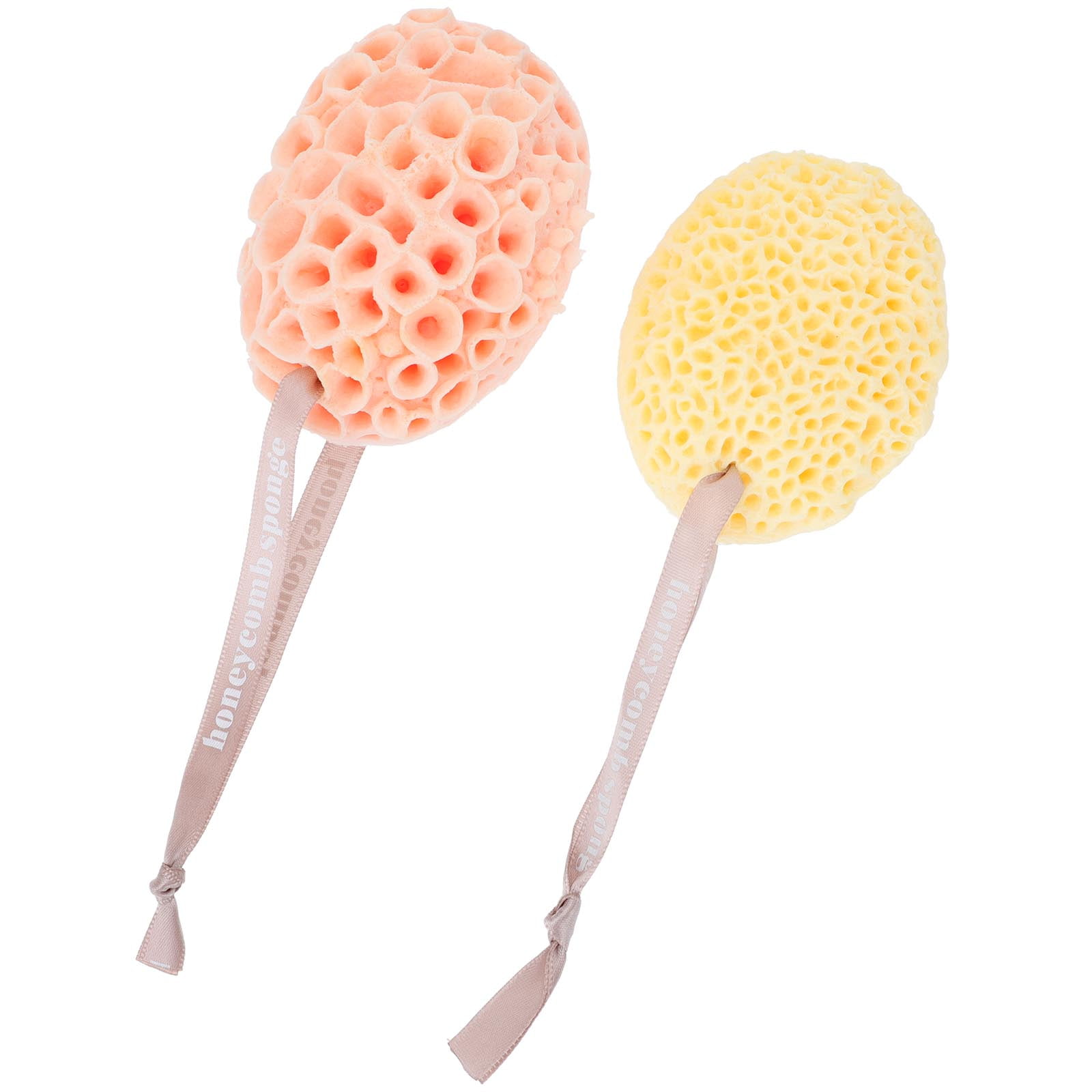 PartyKindom 2Pcs Assorted Color Bath Sponges Soft Supple Material ...