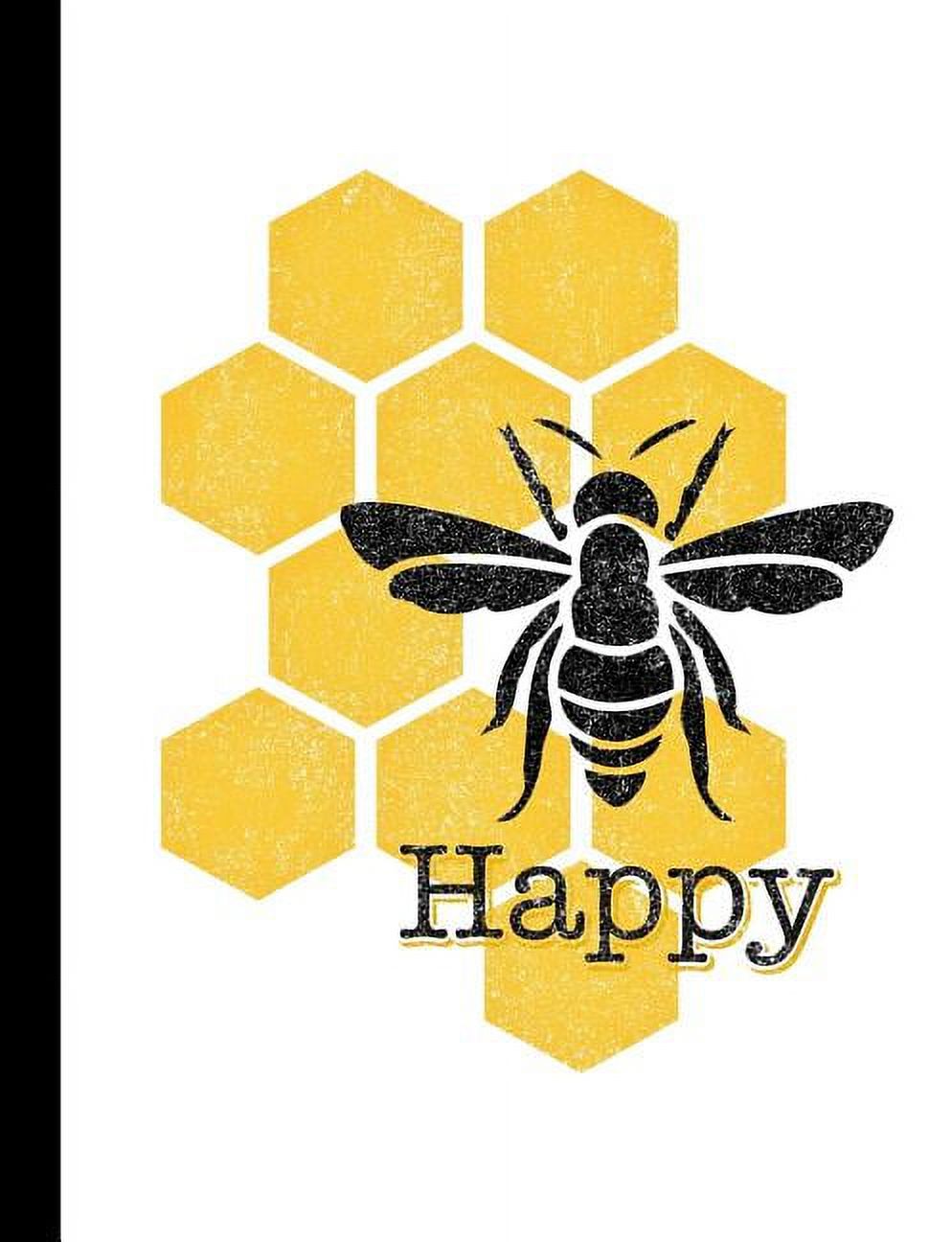Honeycomb Bee Happy Composition Notebook: College Ruled - 120 Lined ...