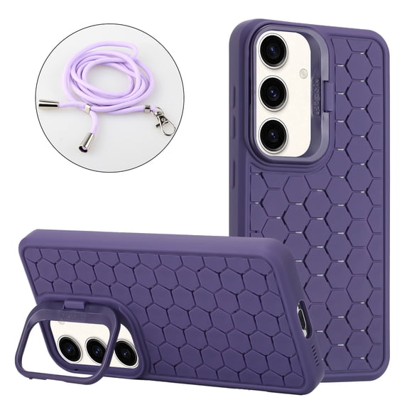 Honeycomb Case for Samsung Galaxy S24, [Support Wireless Charging ...