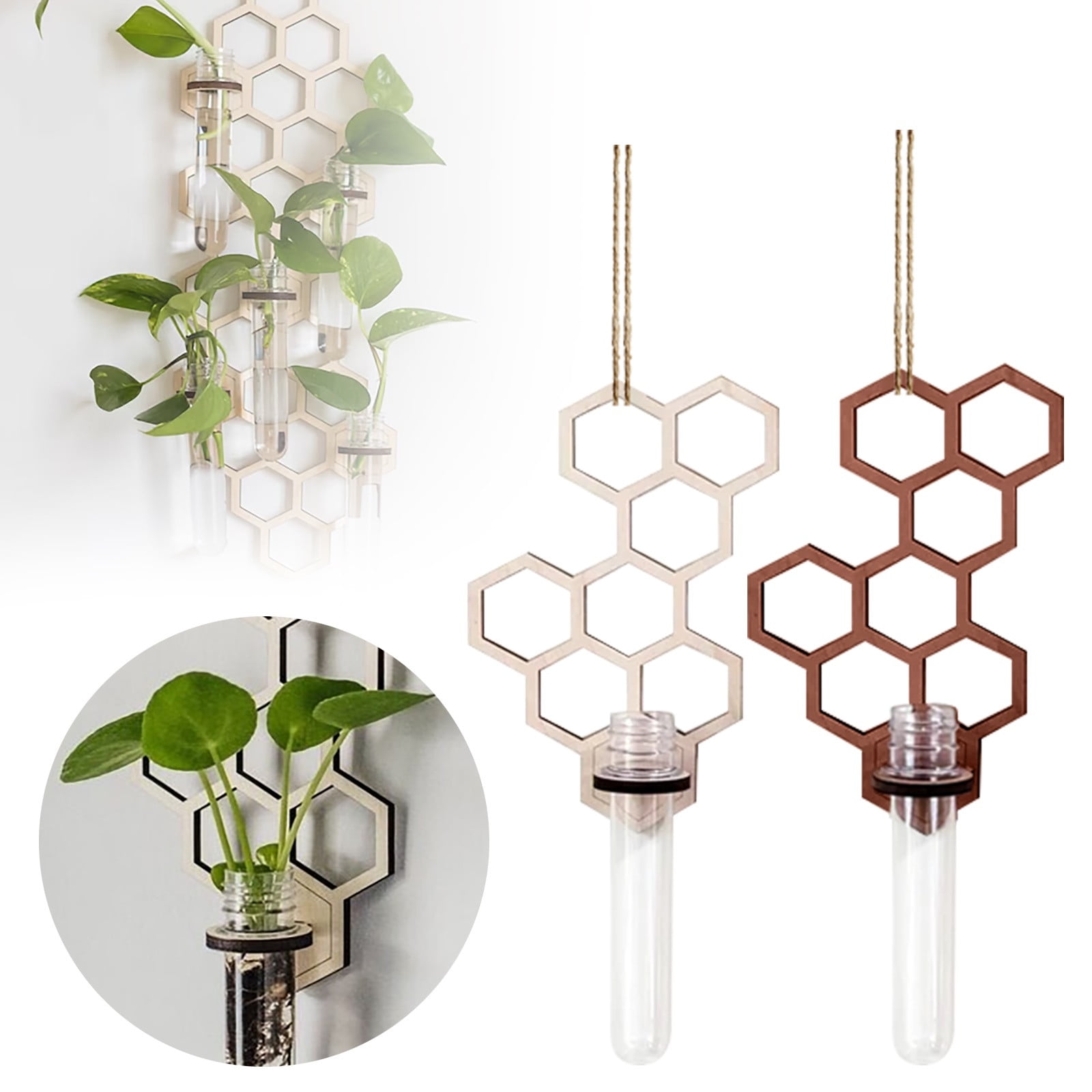 Honeycomb Decorations - Hydroponic Plant Growing Kit, Wall Hanging ...