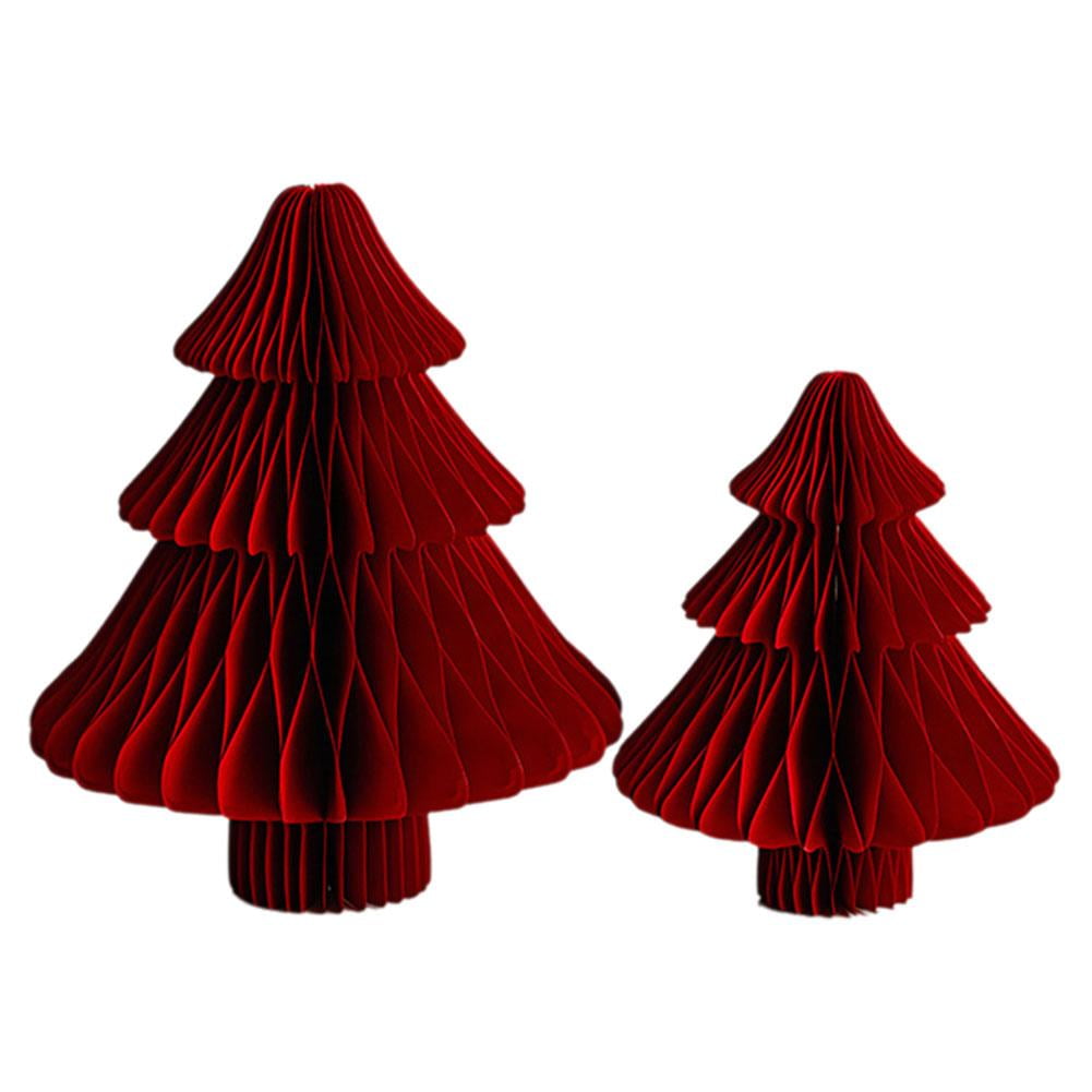 Honeycomb Folded Christmas Tree,Foldable Paper Christmas Tree Decor, 3D ...