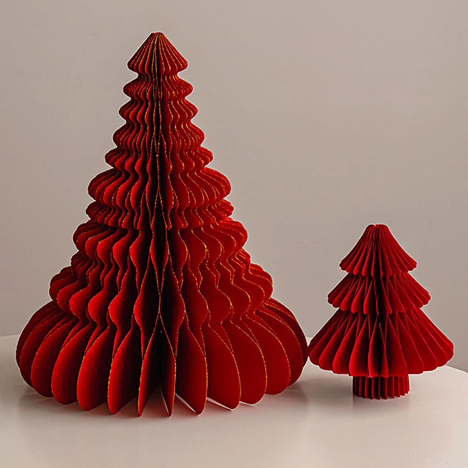 Honeycomb Folded Christmas Tree, Honeycomb Paper Tree Set, Christmas ...